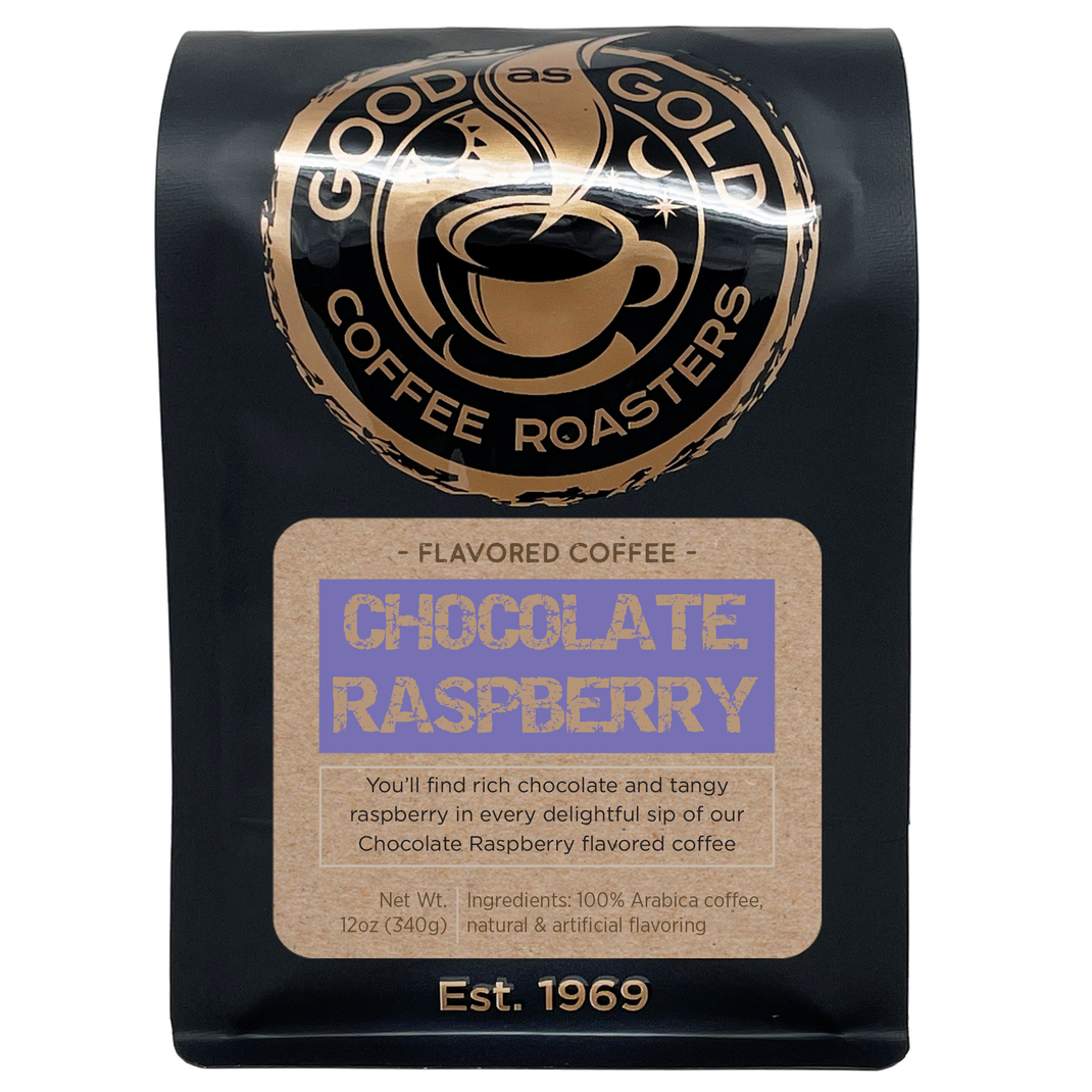Chocolate Raspberry Coffee Beans - Good As Gold Coffee Roasters – Good ...